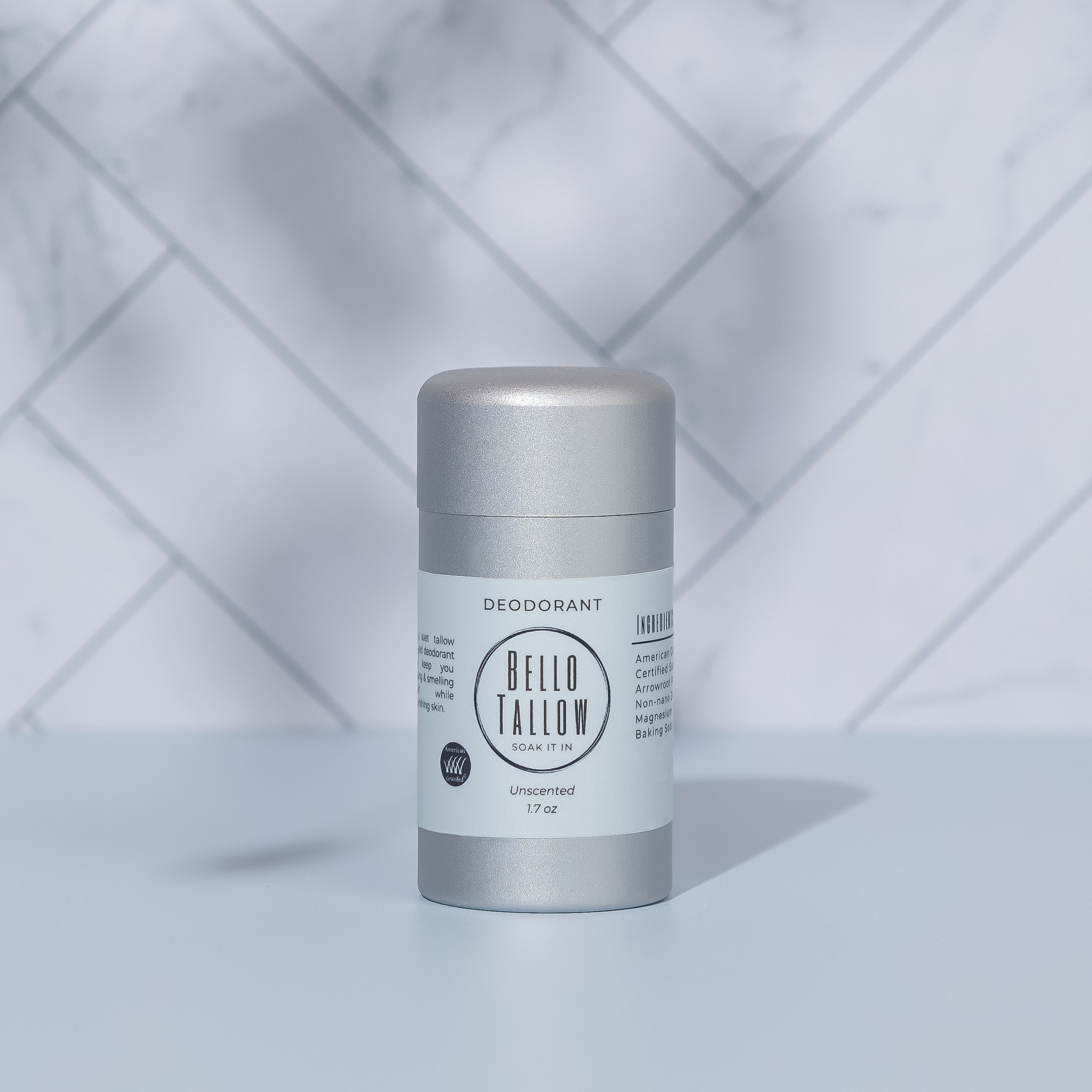 deodorant unscented | Bello Tallow